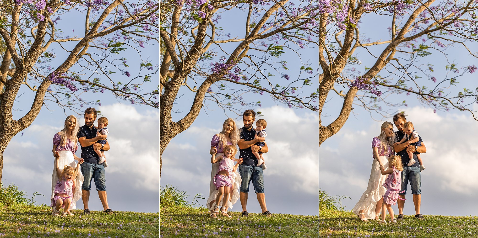 Jacaranda Season at Beryl Roberts Park | Lena + Rhys Family » Dallas ...