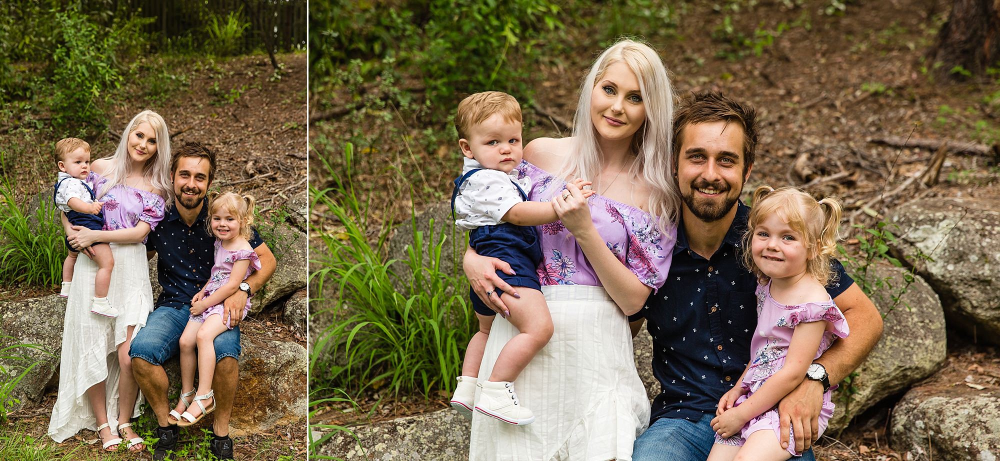 Jacaranda Season at Beryl Roberts Park | Lena + Rhys Family